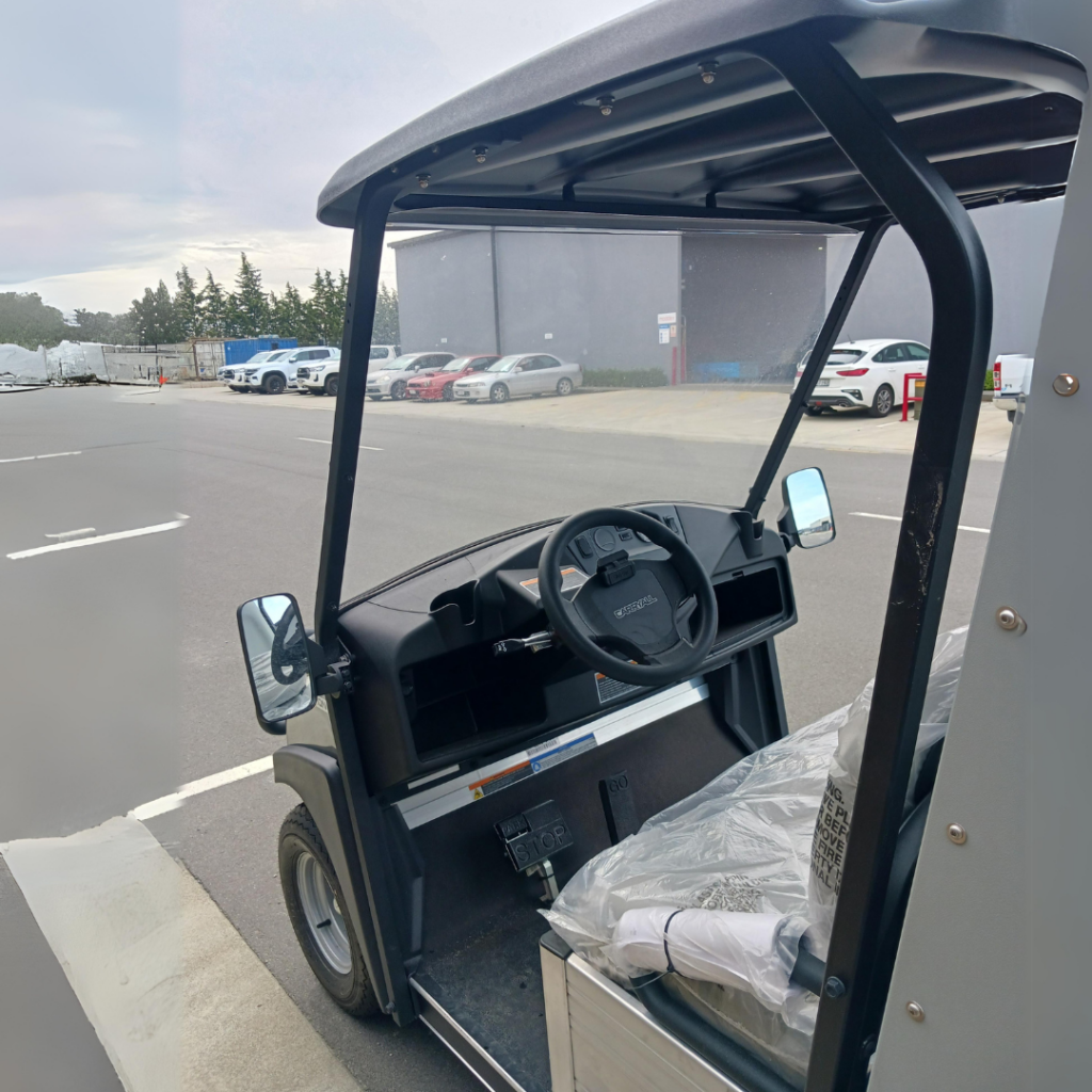 The Club Car Carryall 500 is the utility of choice.